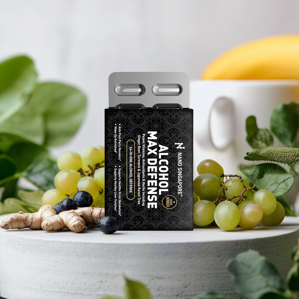 Alcohol Max Defense | Best Anti Hangover Pill – Nano Singapore