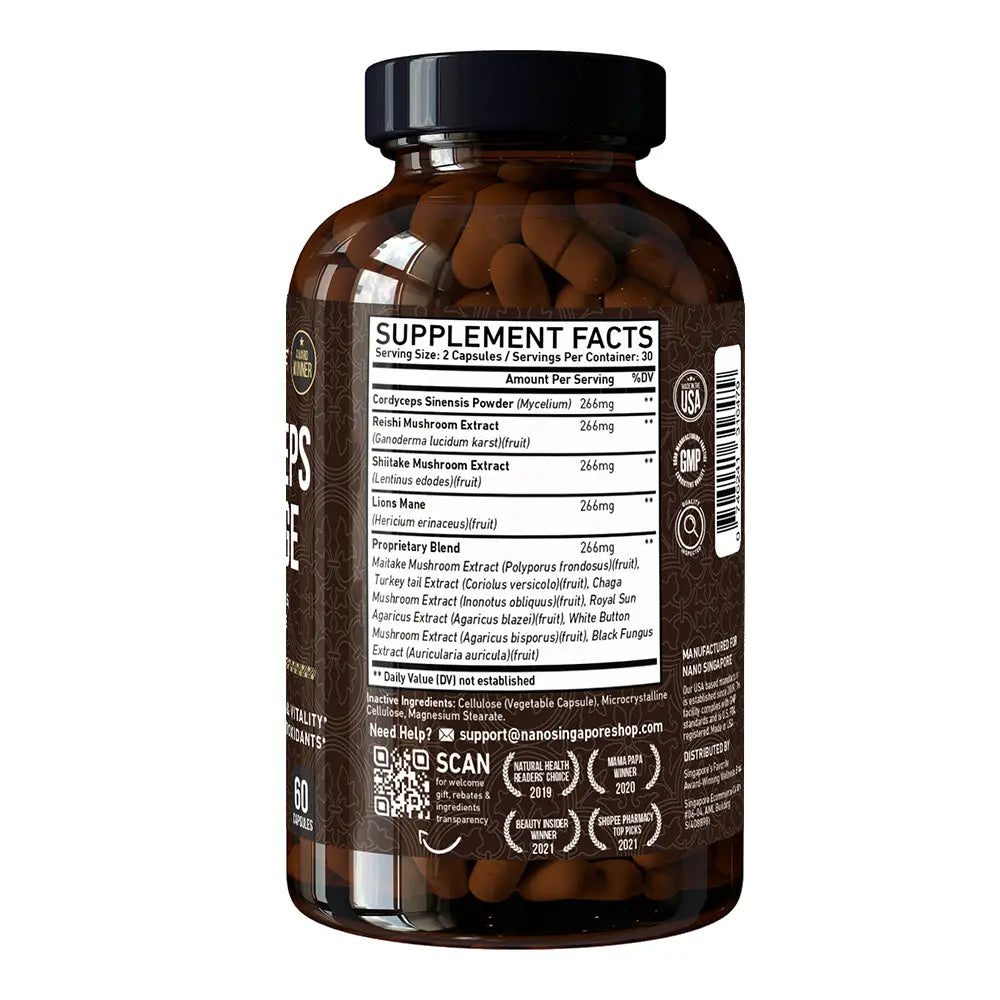 Cordyceps Prestige | The Best Cordyceps Supplement – Nano Singapore Shop