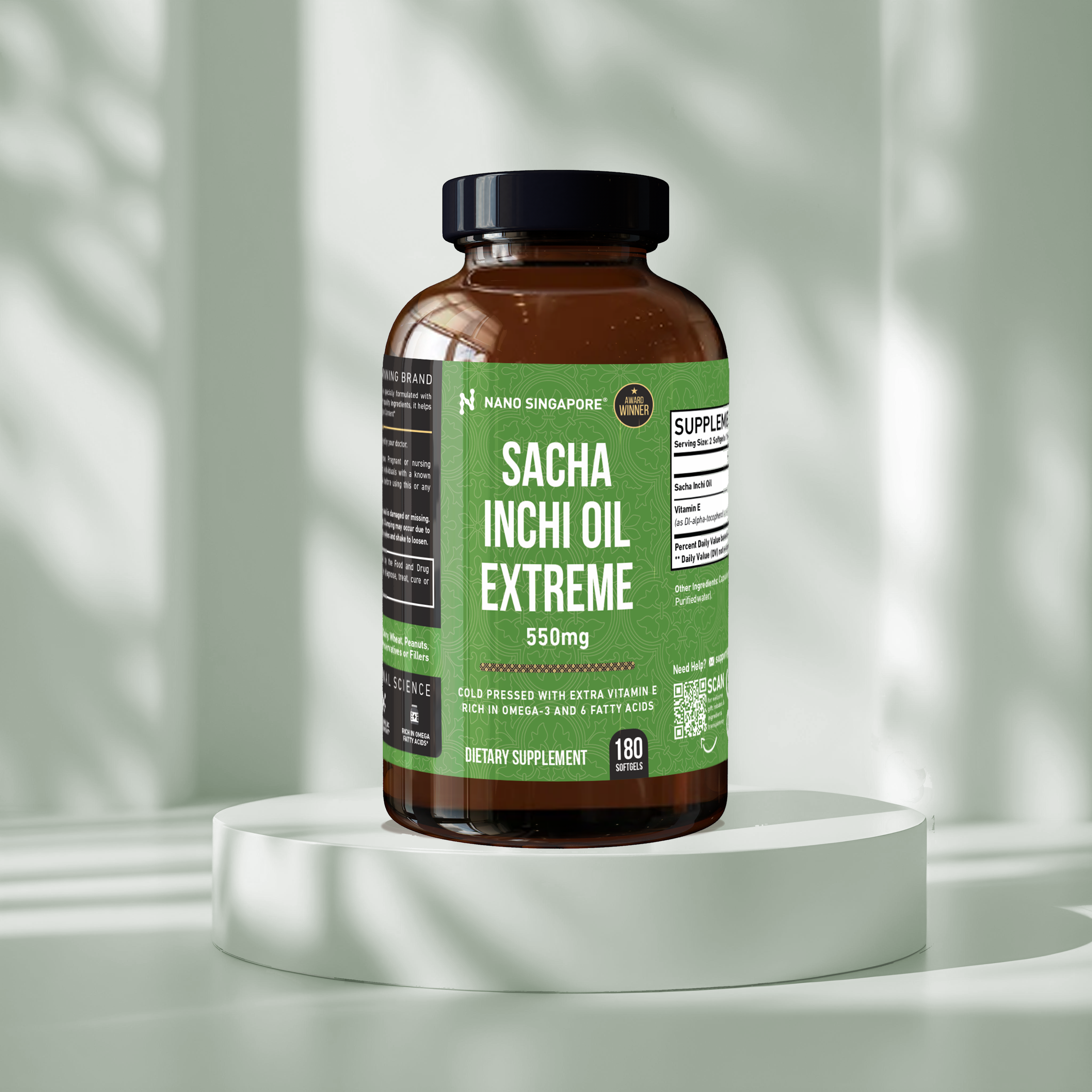 Sacha Inchi Oil Extreme - 180ct – Nano Singapore
